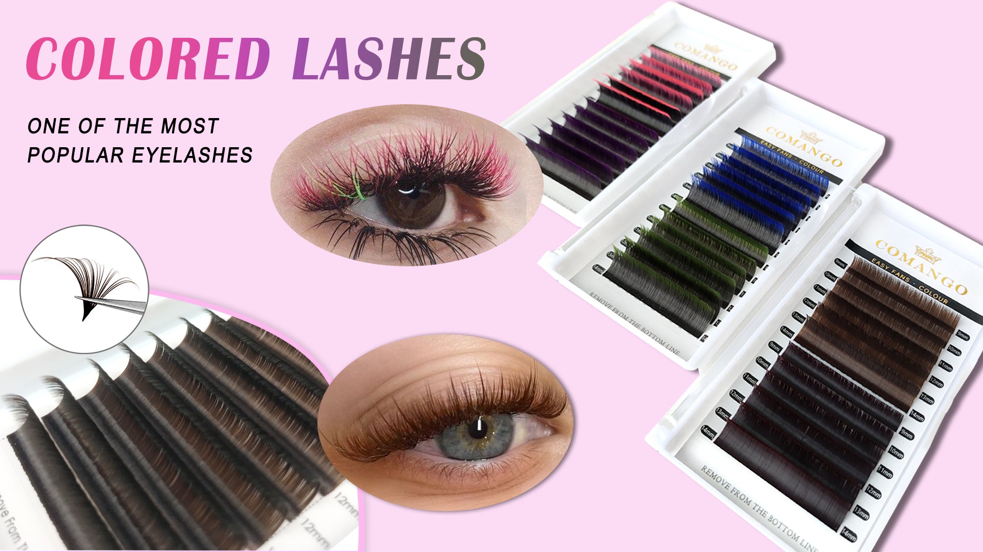 CoMango Eyelash Extensions Affordable Lashes Supplies